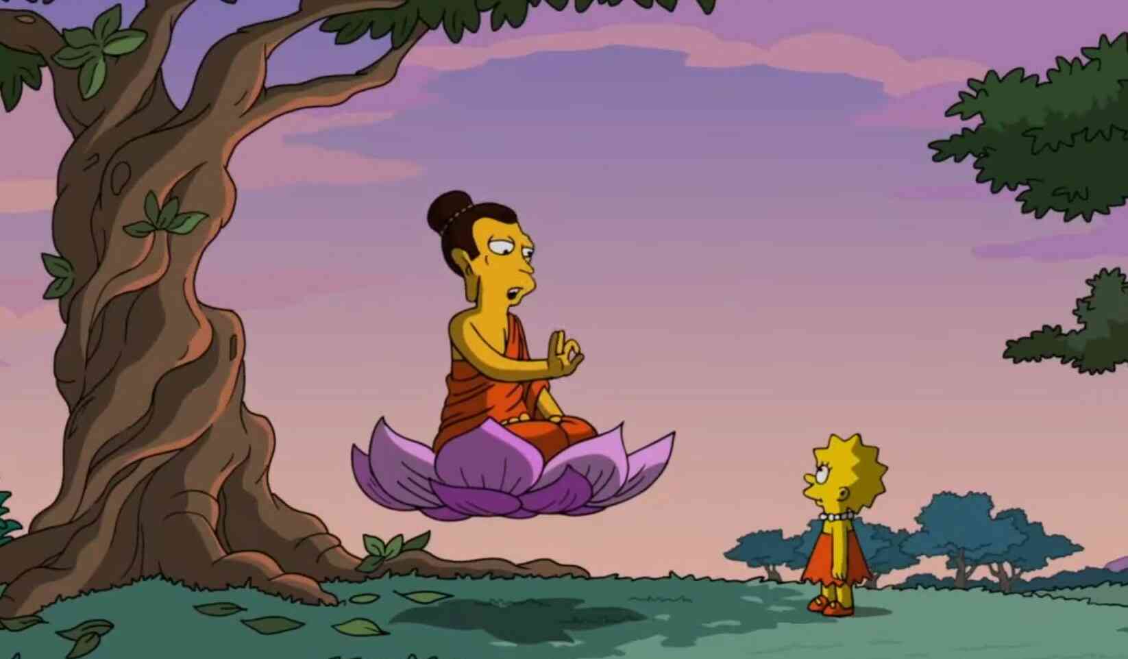 Representações erróneas do budismo em “Os Simpsons” - Olhar Budista